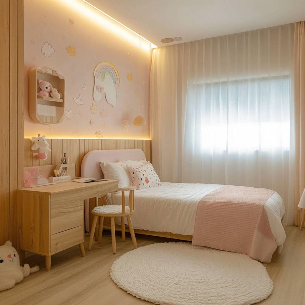 Paint Finish Modern POP Peripheral False Ceiling Design with Recessed ...