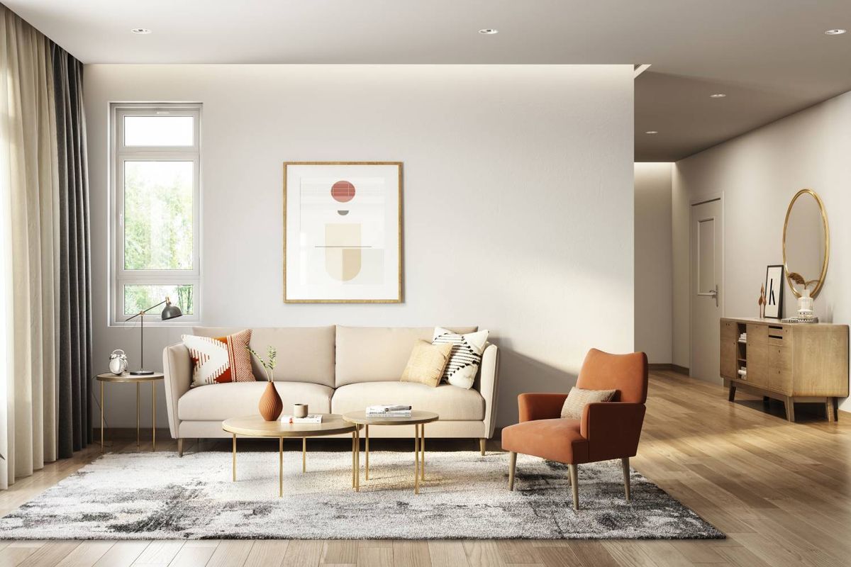 L-Shaped Central Drop Ceiling Design With Ceiling And Cove Lights ...