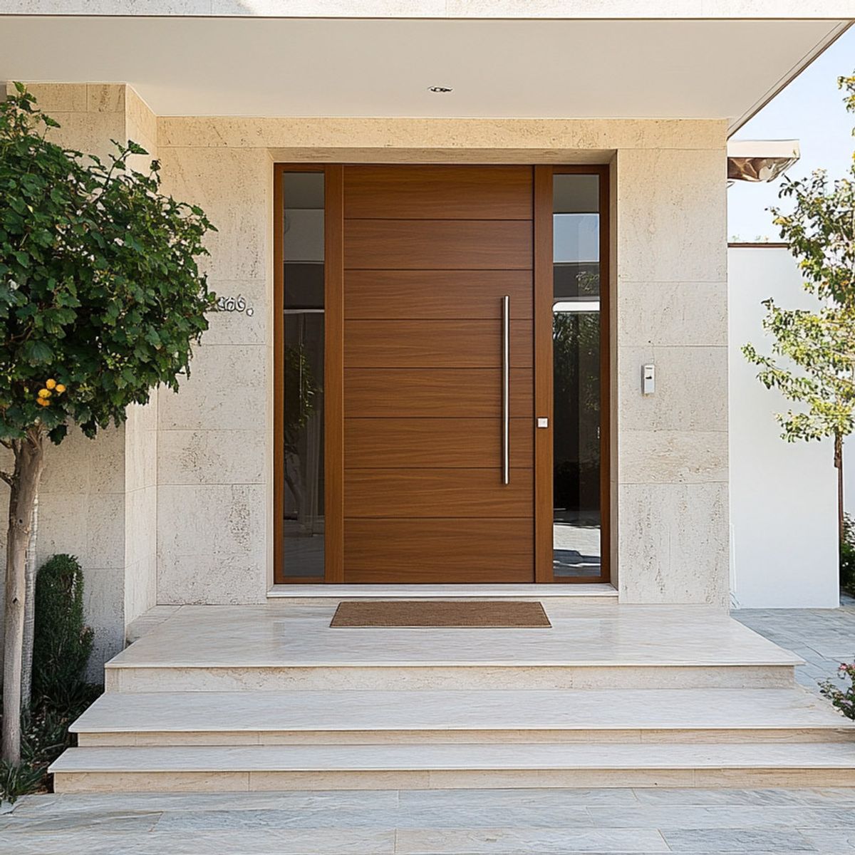 Matte Finish Modern Swing Single Door Design Ideal for Entrance Doors ...