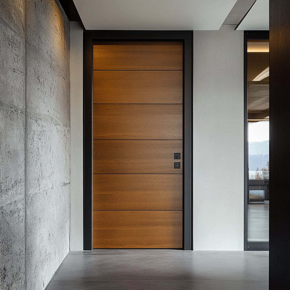 Matte Finish Modern Swing Door Design for Stylish Entrance Door Design ...