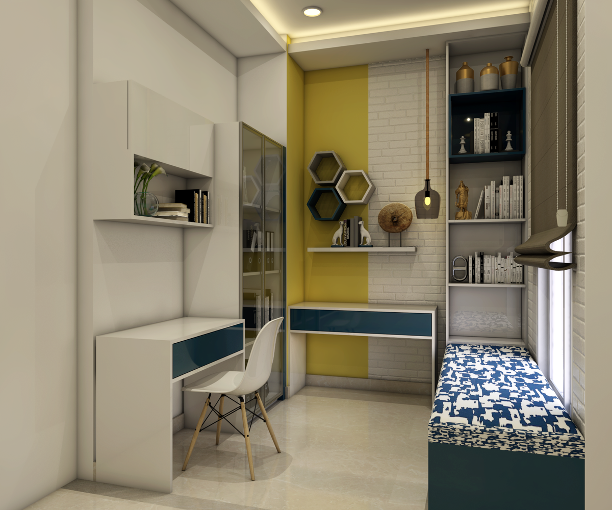 Modern and Compact Home Office Solution with Max Storage