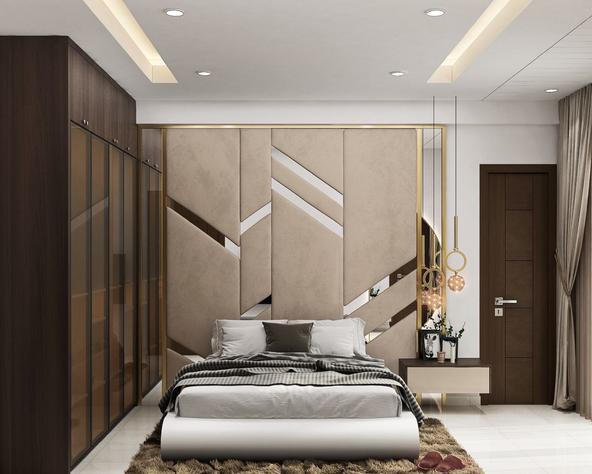 Single Layer Gypsum Contemporary False Ceiling Design in Paint Finish ...