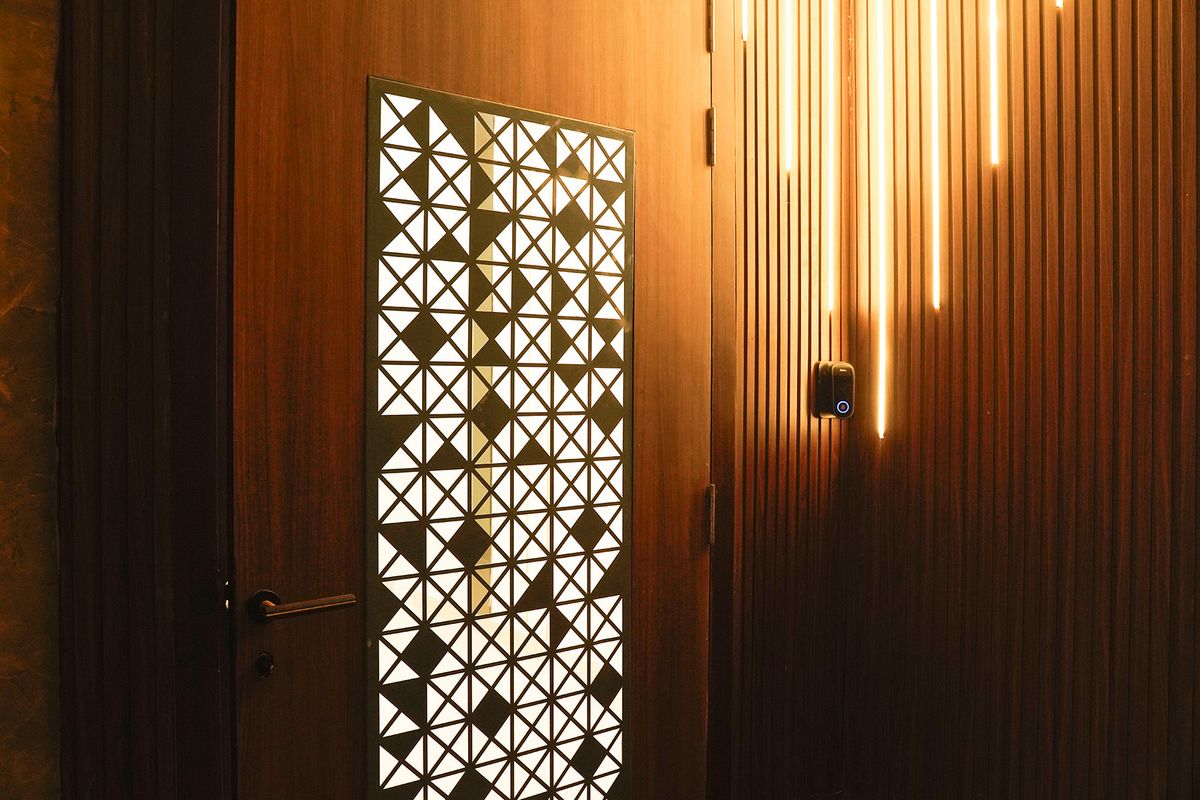 Contemporary Swing Single Door Design with Matte Finish for Entrance ...