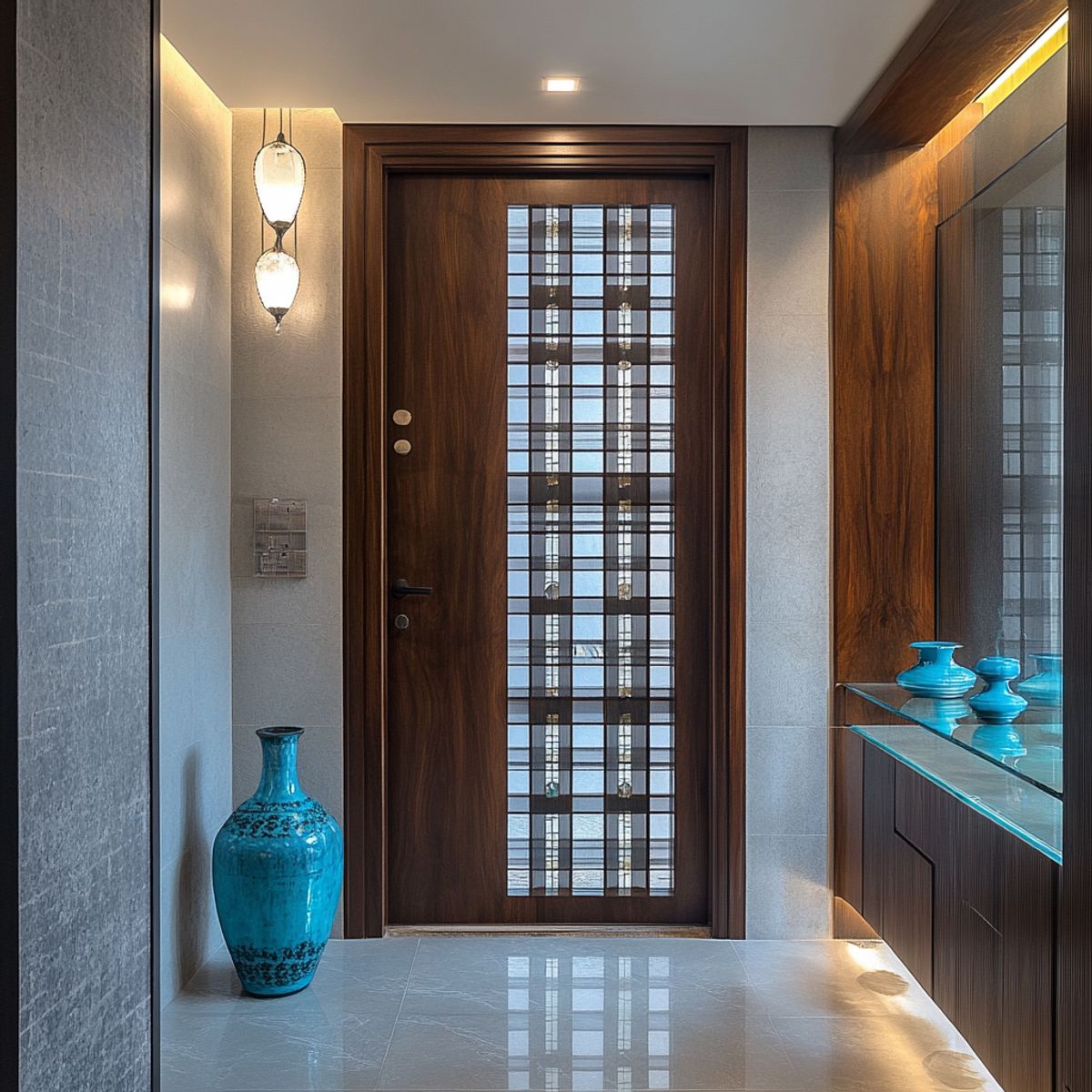 Wooden Swing Single Door Design with Matte Finish and in Traditional ...