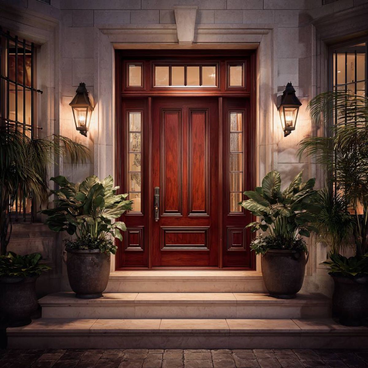 Contemporary Swing Single Main Entrance Door Design with Matte Finish ...