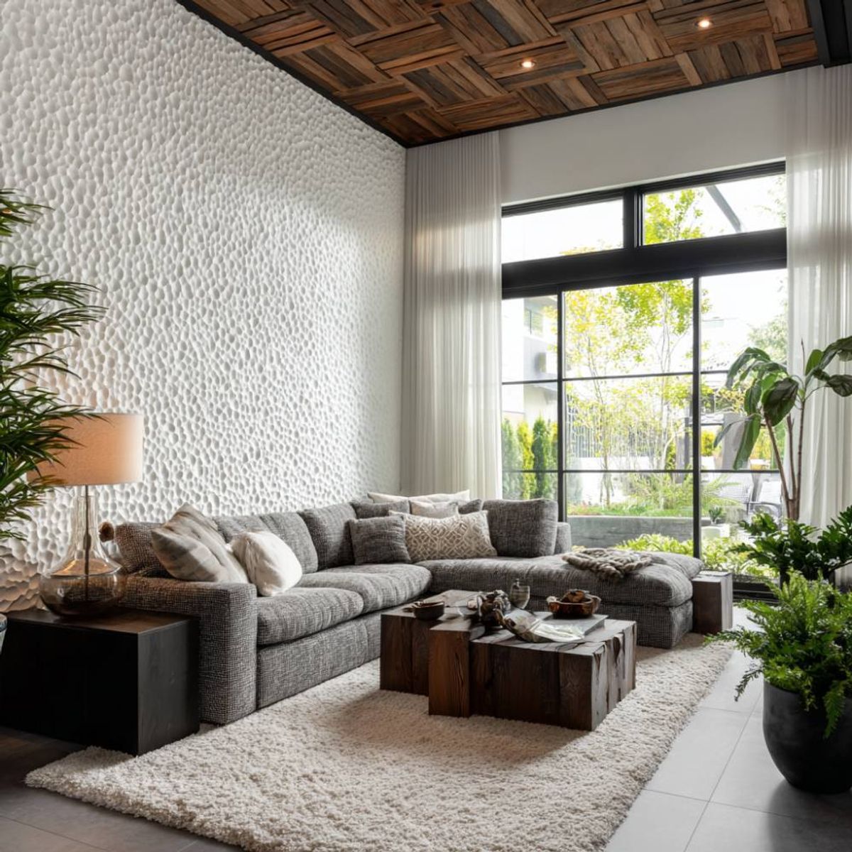 Single Layer Contemporary False Ceiling Design with PVC Panels and Cove ...