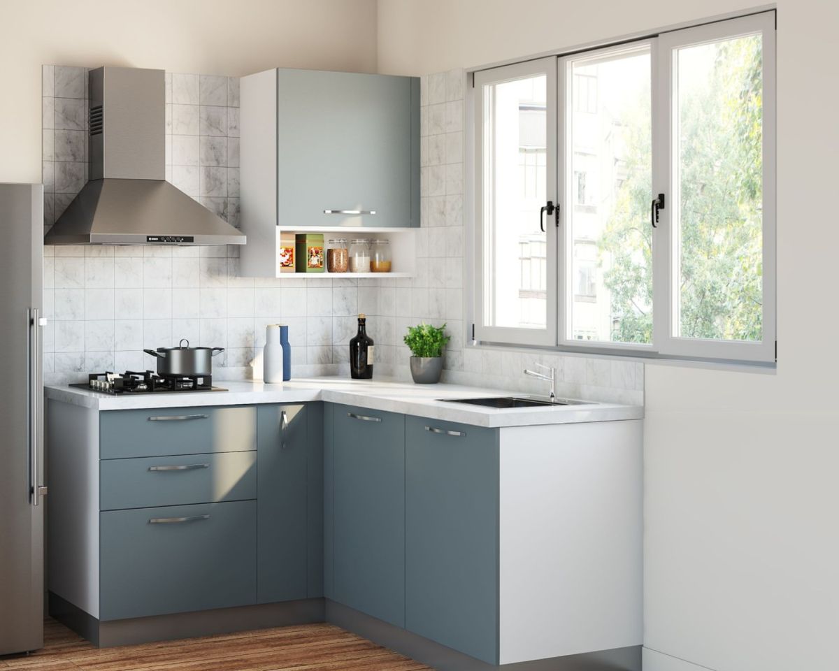 White UPVC Swing Shutter Window Design | Livspace