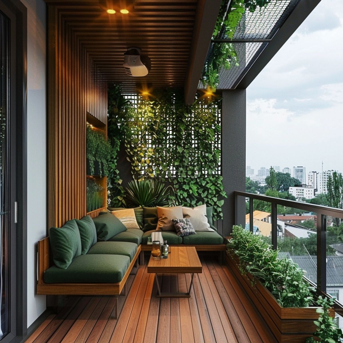 Tropical Single Layered False Ceiling Design with Wooden Finish and ...