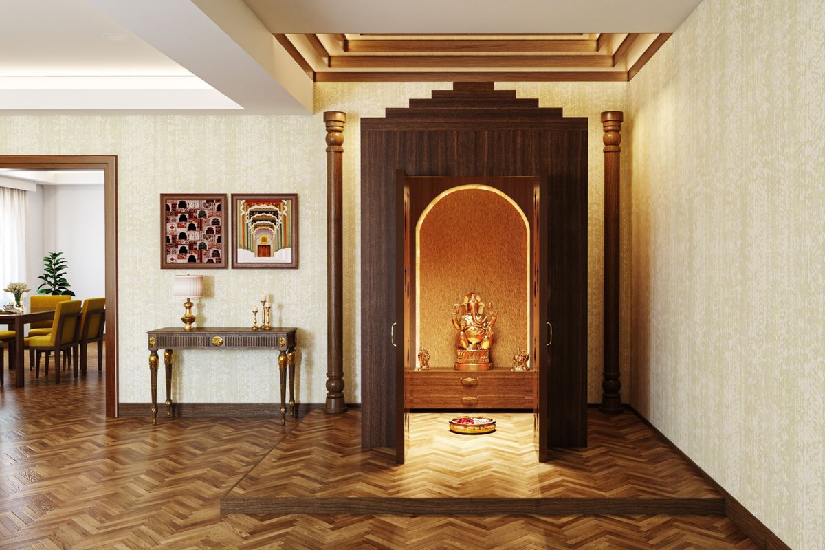 "Durable and Eco-Friendly Traditional Wooden Flooring Design in Dark ...