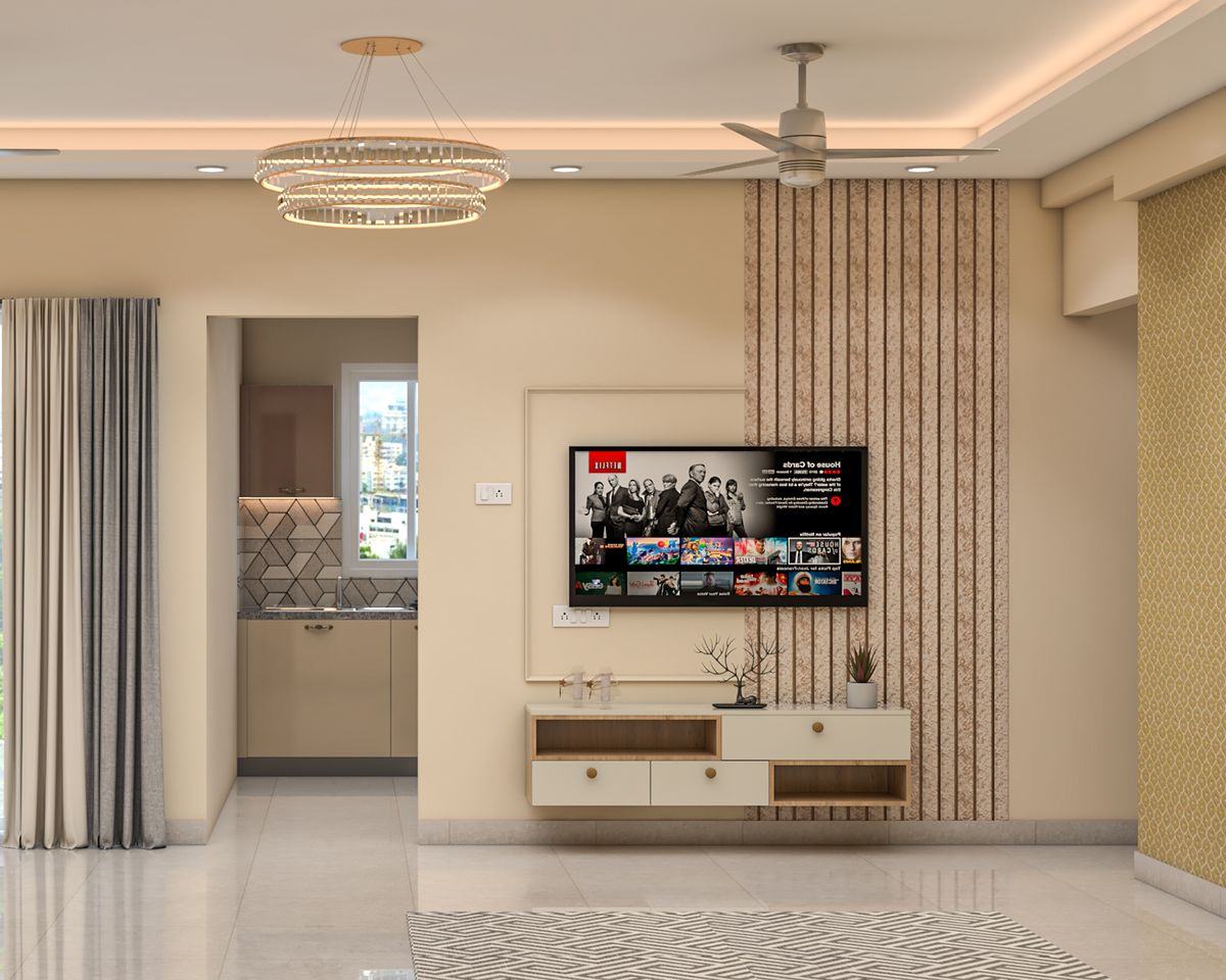 Rectangular Single Layer Contemporary False Ceiling Design with Gypsum ...
