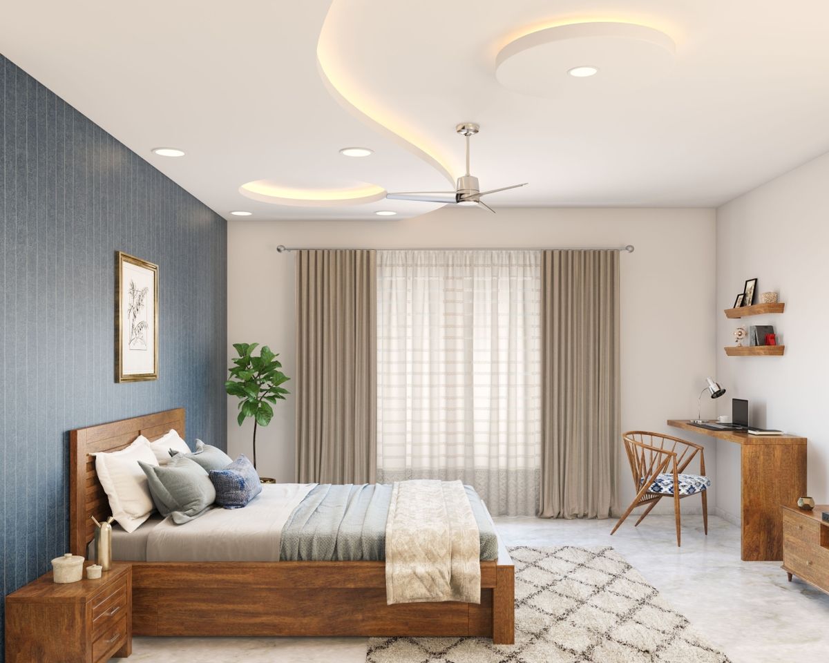 POP Plus Minus Mid-century Modern False Ceiling Design with Cove and ...