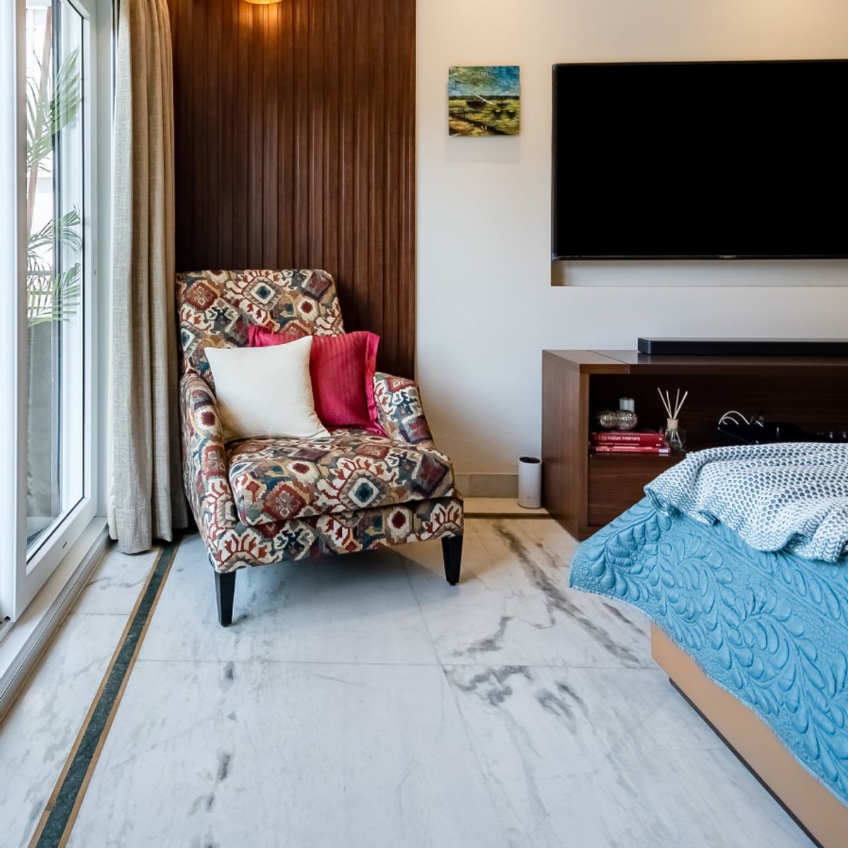 Ceramic Floor Tiles Design With A Glossy Finish | Livspace