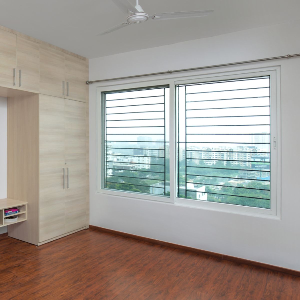 UPVC Sliding Window Design With Grills | Livspace