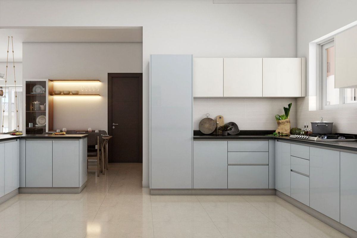 Spacious Modern Kitchen Design | Livspace