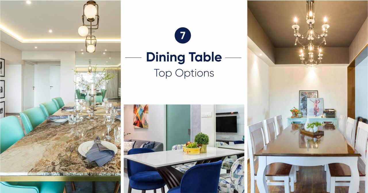Dining Table Top Designs: 7 Best Materials & Why You Should Pick Them