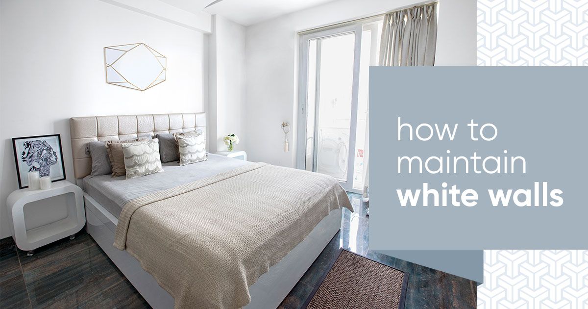 Clean White Walls With These Easy & Long-lasting Measures
