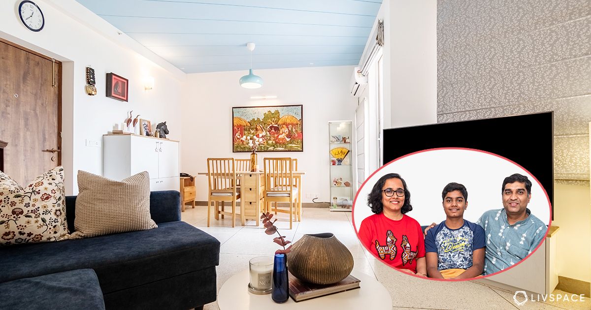 3BHK Princeton Estate Apartment Interior Design: Home Renovation Ideas