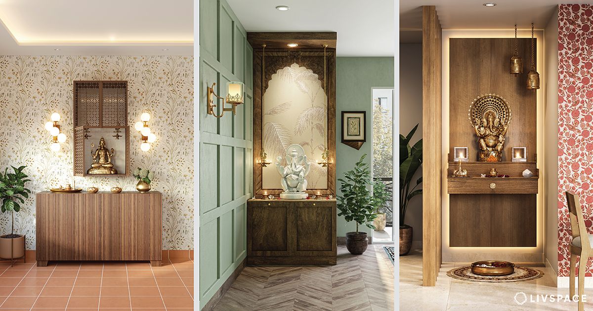 20+ Beautiful Wooden Mandir Designs for Home