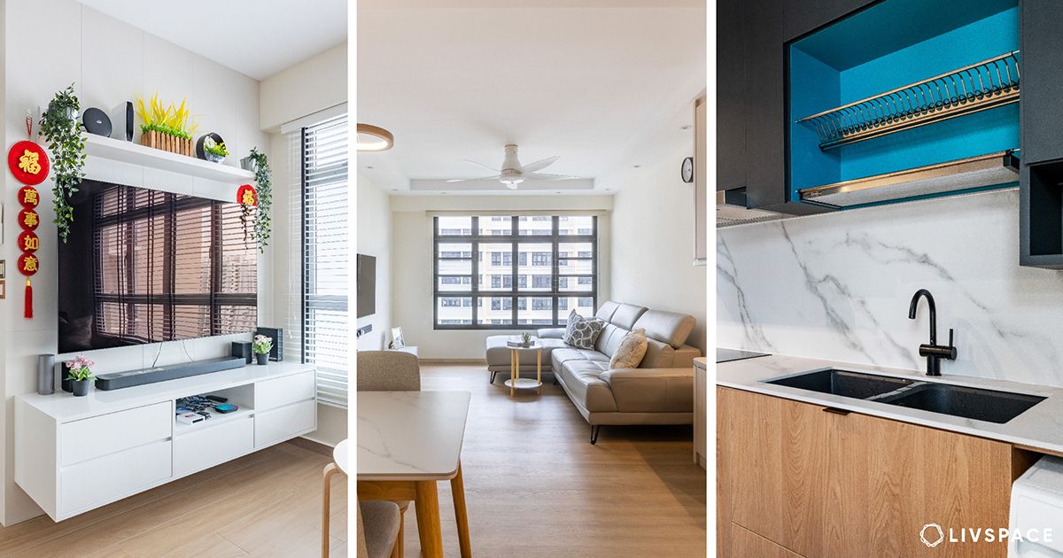 10 Stunning 4-Room HDB Floor Plan Design Ideas From Livspace