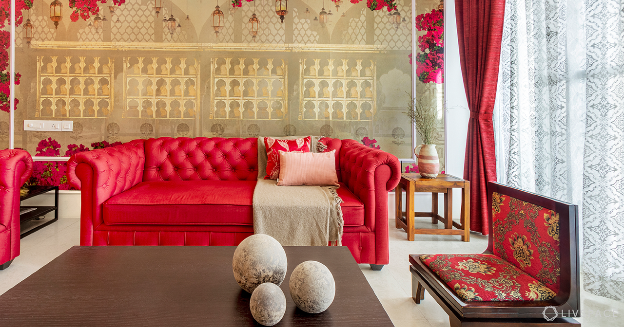3 BHK Flat Interior Design | Classy & Bold Finishes | LivspaceHome