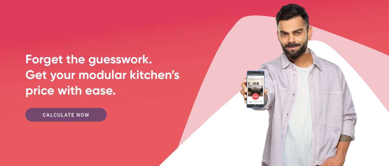 Modular Kitchen Cost Calculator | Kitchen Price per sq ft in India ...
