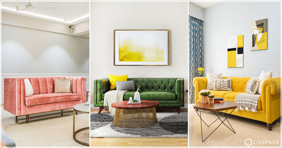Best Sofa Design | Add Glamour With Sofa Design Ideas by Livspace
