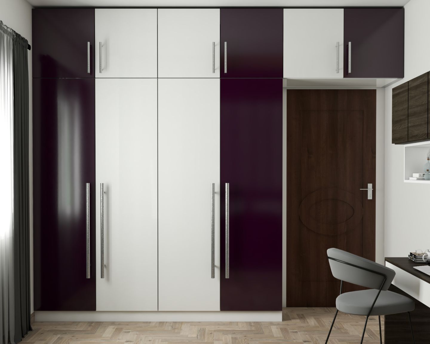 Modern Low Maintenance Multi-Functional Wardrobe Design | Livspace