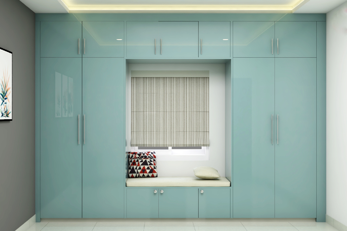 Max Convenience Modern Wardrobe Design With Storage | Livspace