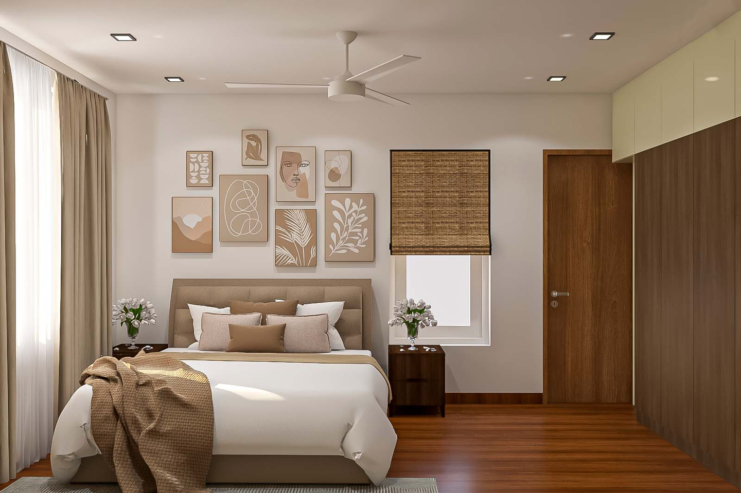 Classic Style Guest Bedroom Design With Elegant Interiors | Livspace