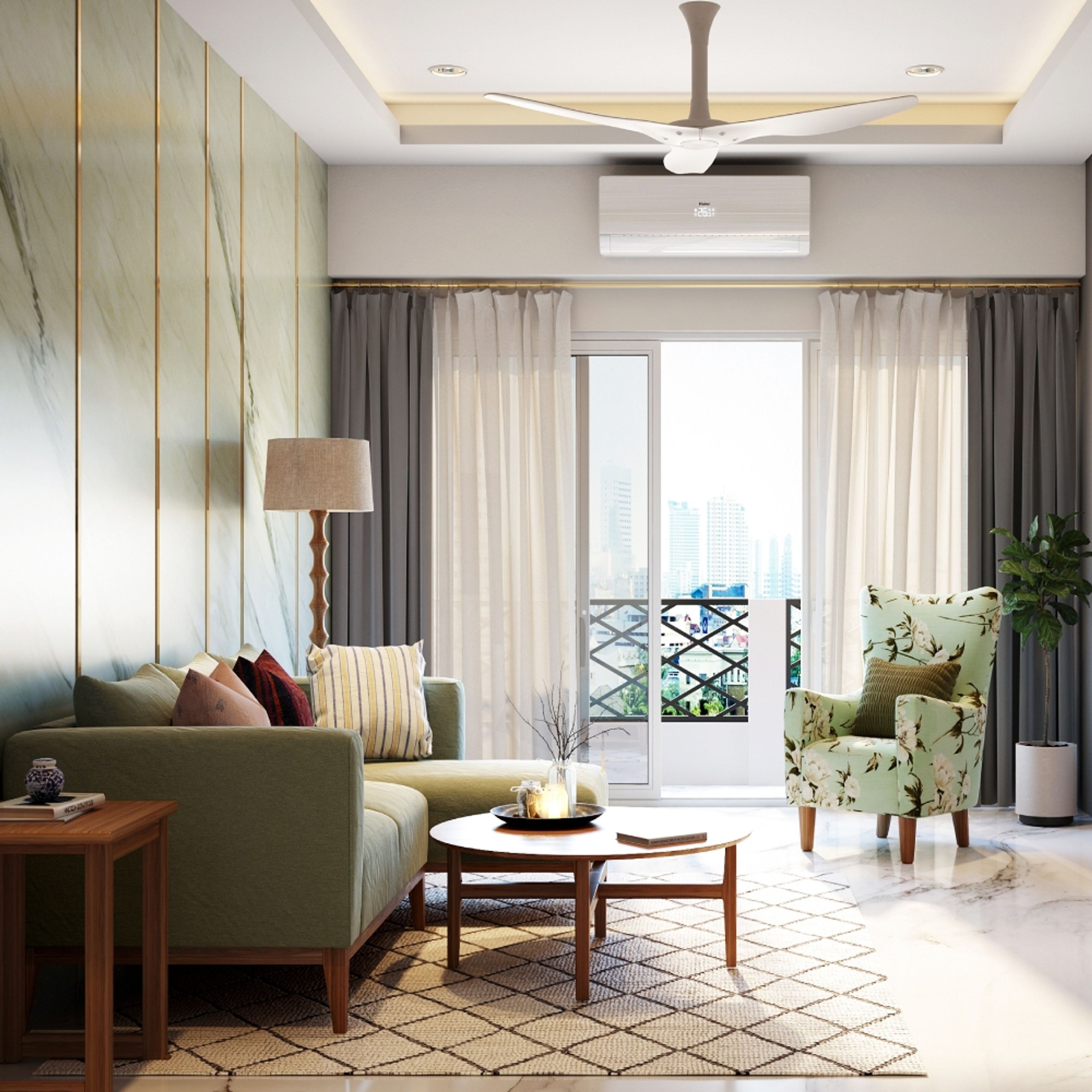 Ceiling Design With Cove Lights | Livspace