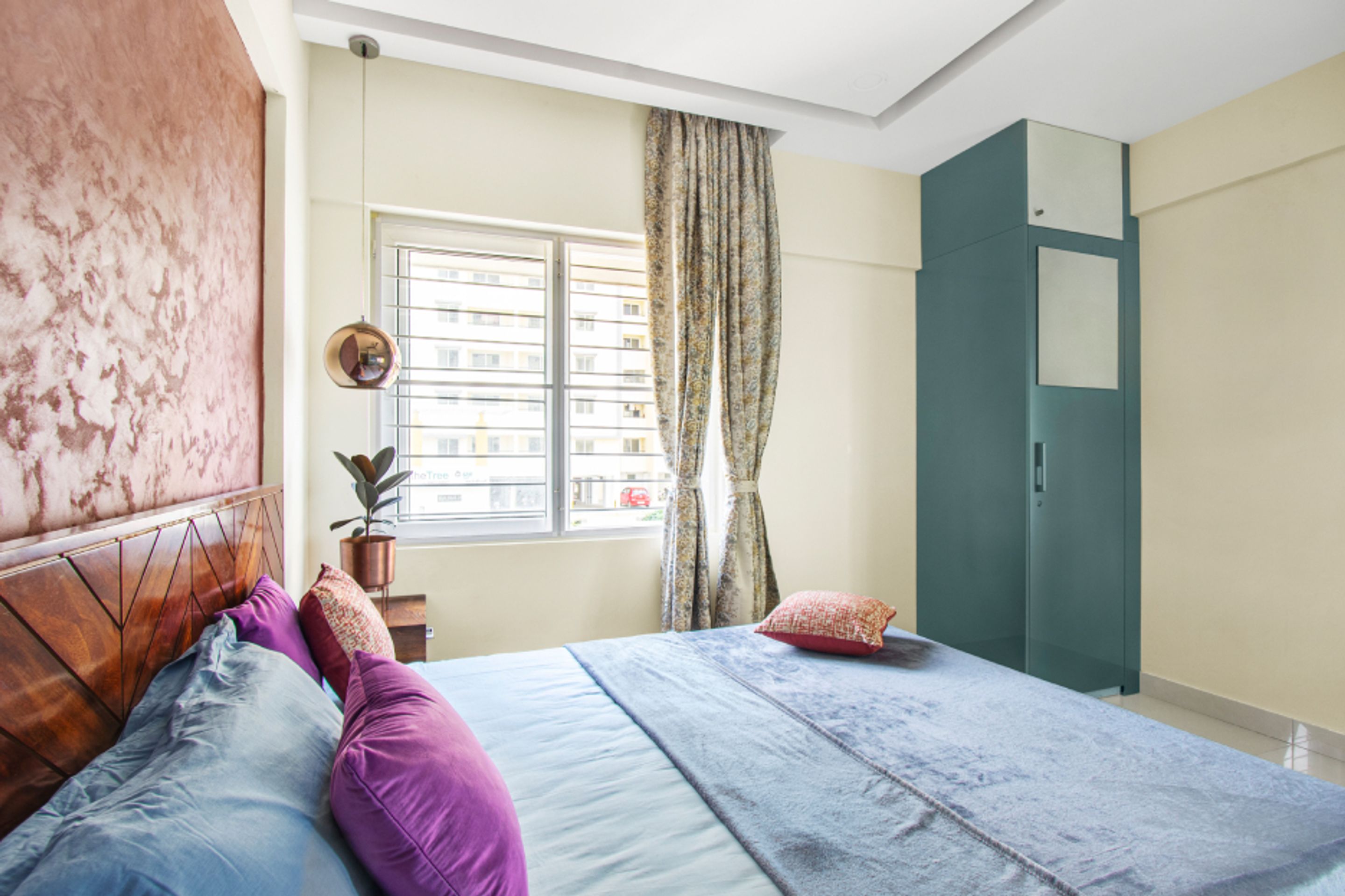 White Sliding Window Design For Bedrooms | Livspace