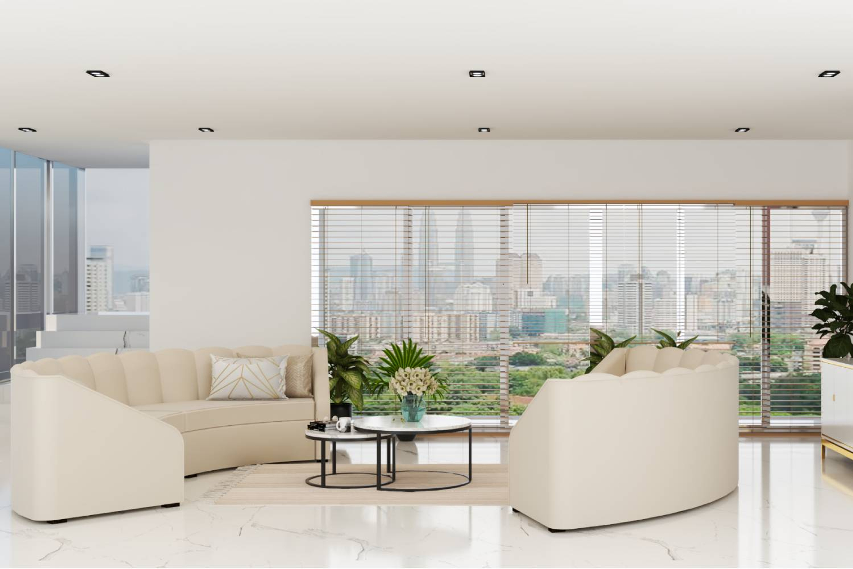 Minimalist Design With An All-White Interior | Livspace