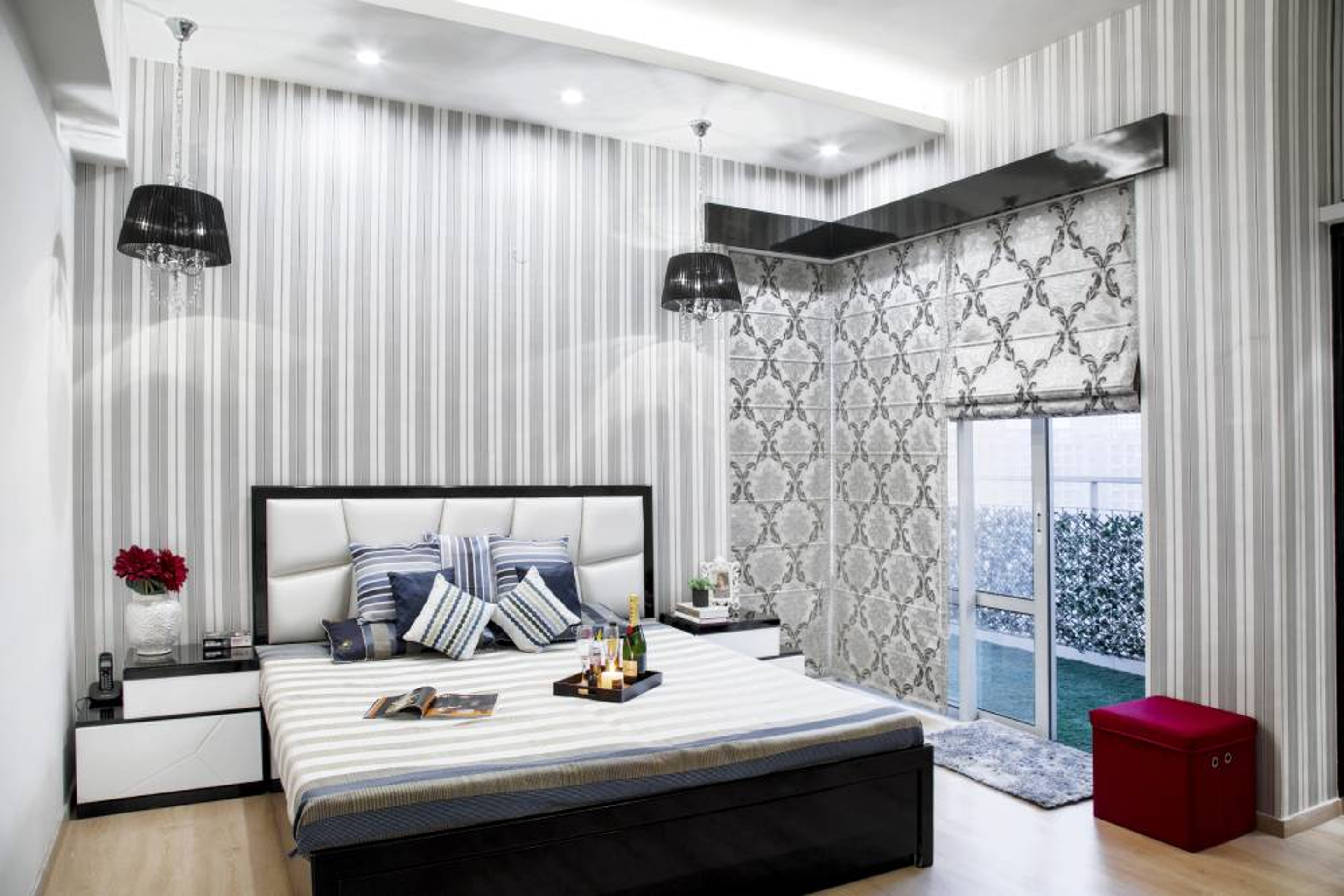 Concentrated False Ceiling Design For Bedroom | Livspace