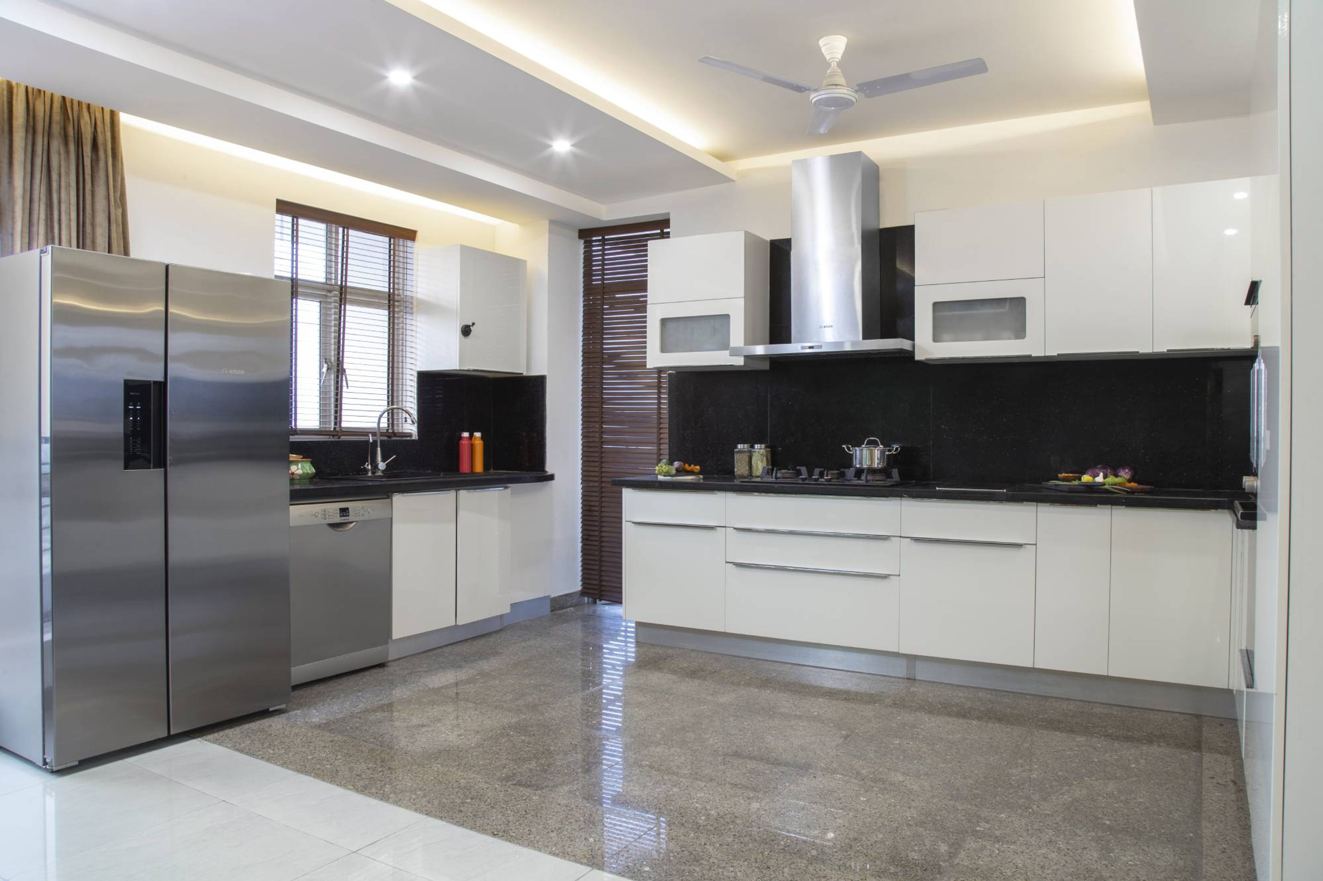 Modern Gypsum False Ceiling Design For Kitchen | Livspace