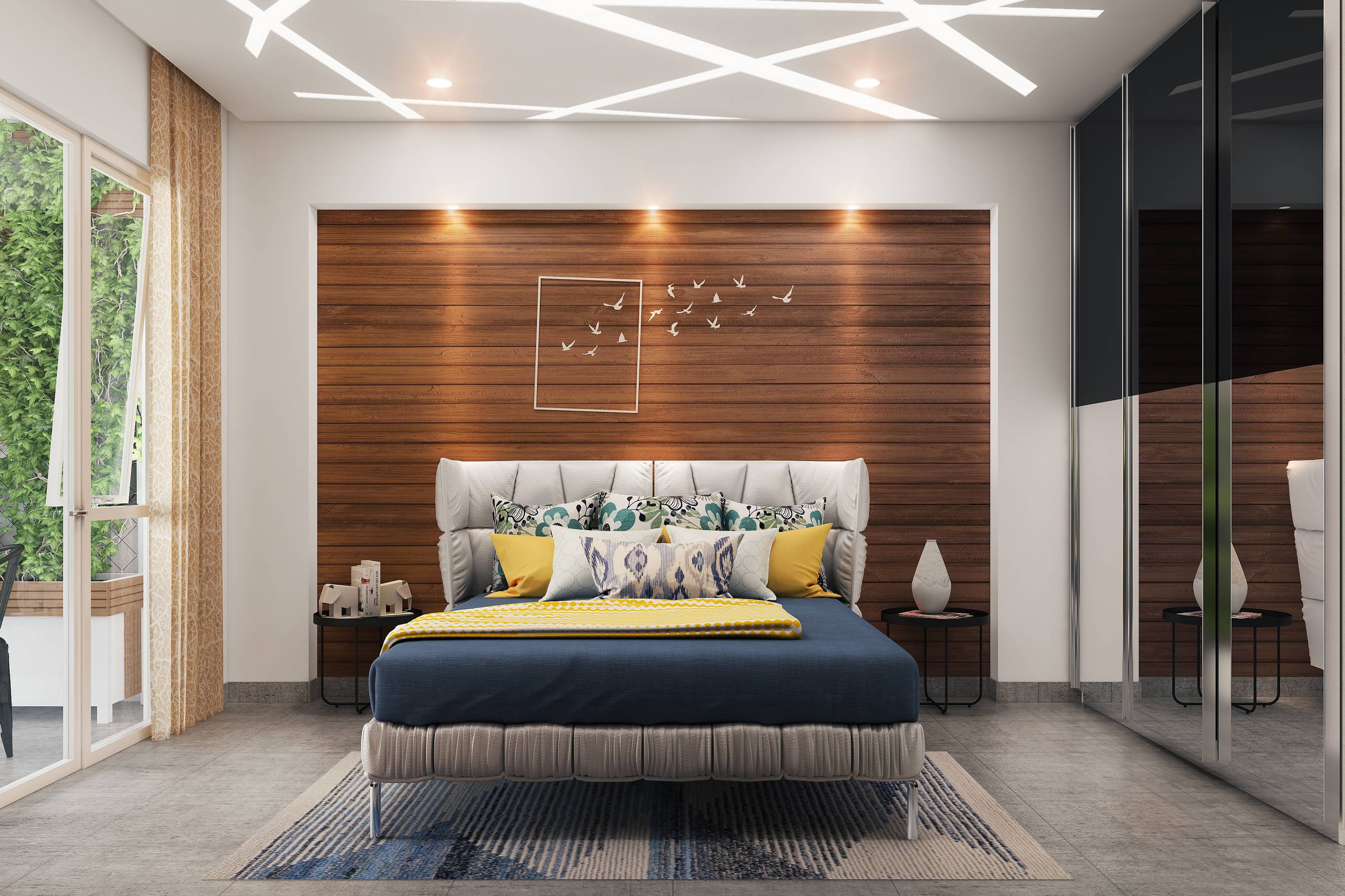 Spacious Zigzag False Ceiling | Livspace