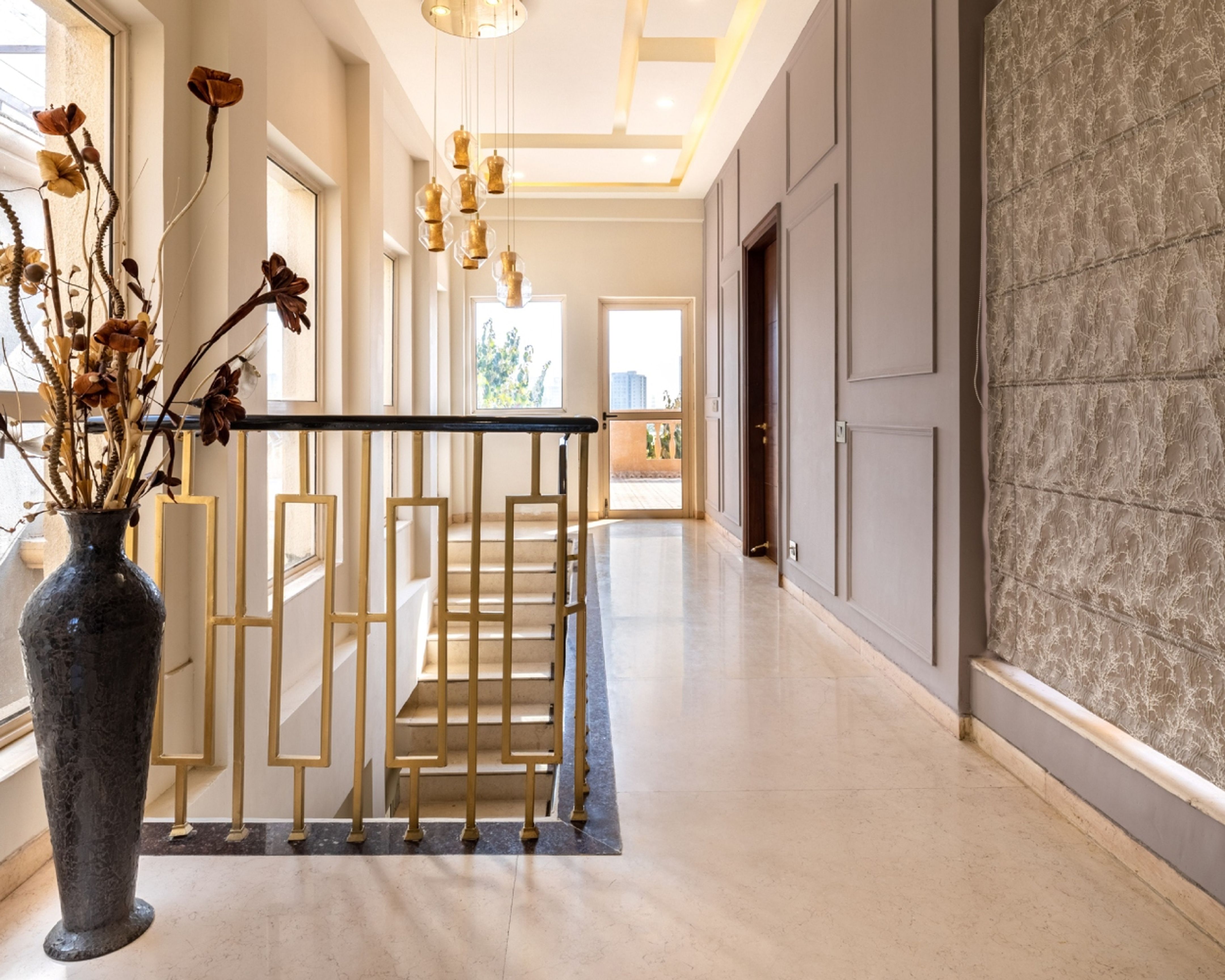 Low-Maintenance Light Beige Flooring Design | Livspace