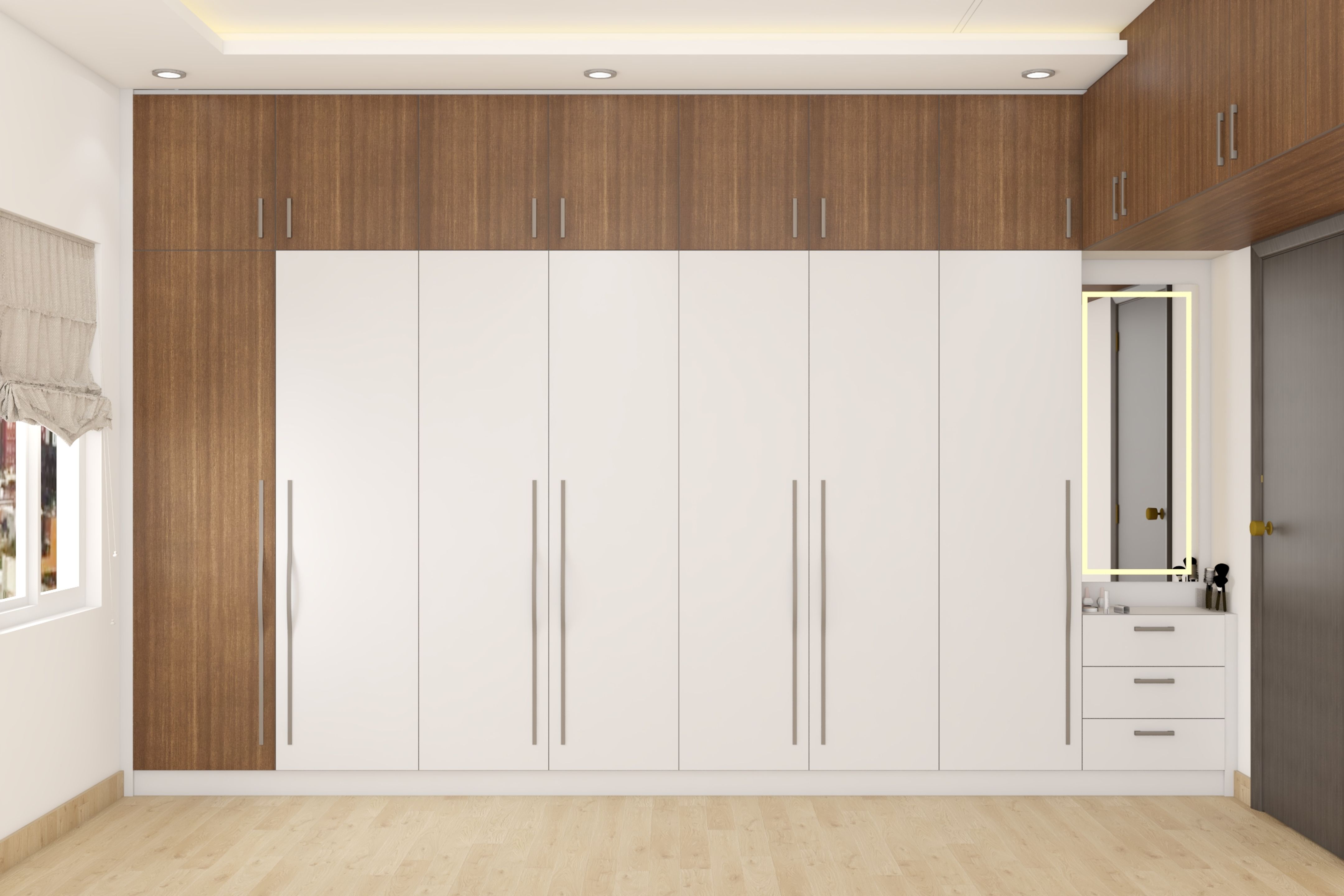 Multi-Functional Convenient Contemporary Wardrobe Design | Livspace