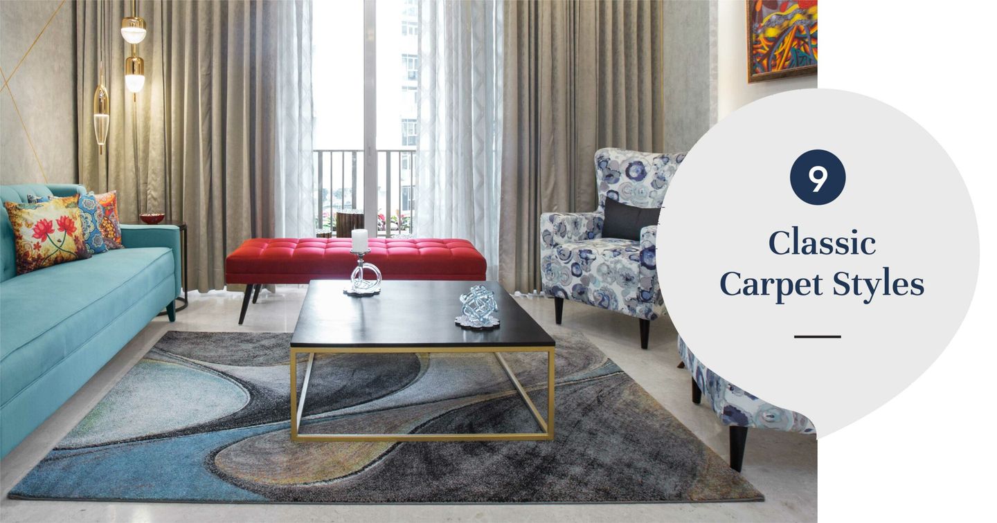 Carpet Designs for Drawing Room: 9 Distinct Colours, Patterns and Sizes