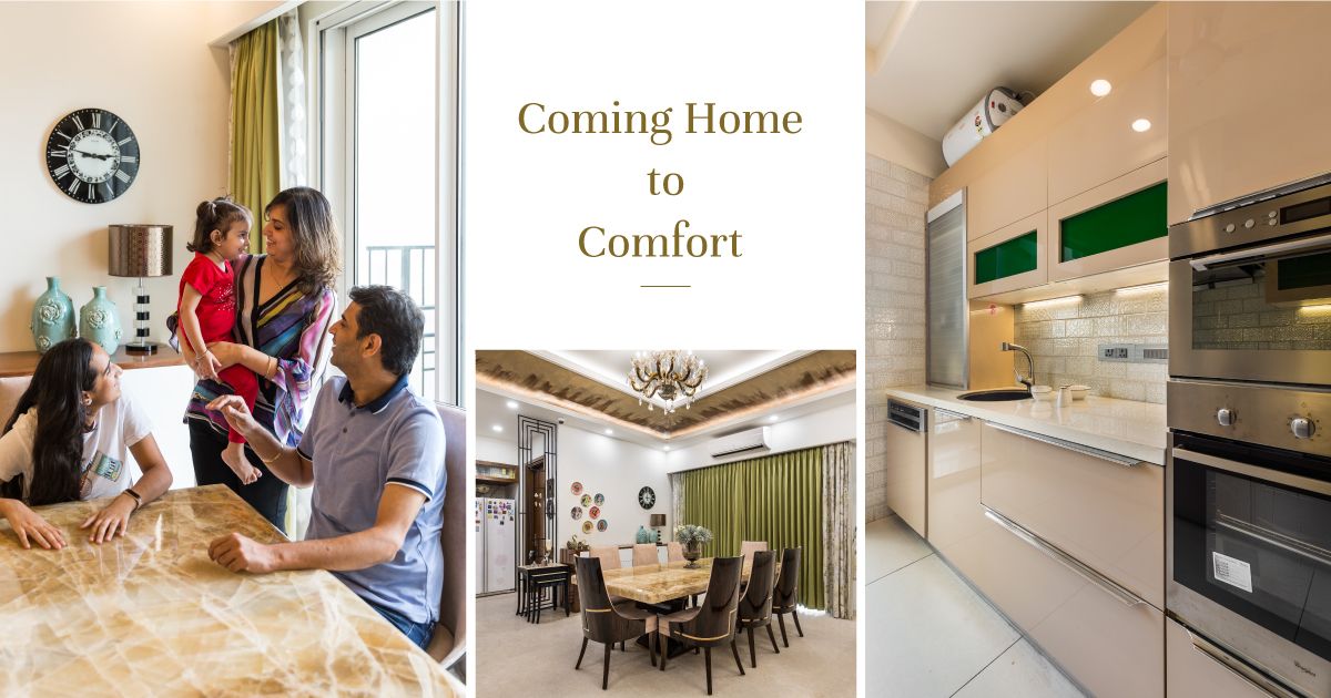 DLF Capital Greens: Plush & Visually Entralling 4 BHK House Design