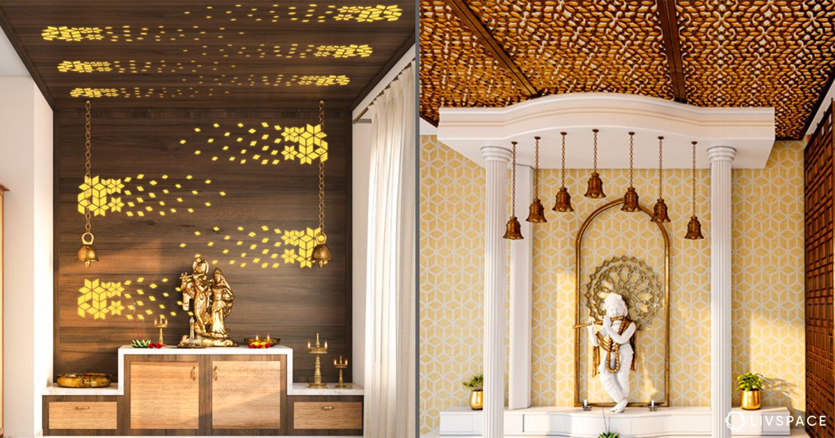 8+ Pooja Room Ceiling Design Ideas to Bring Divinity to Your Home
