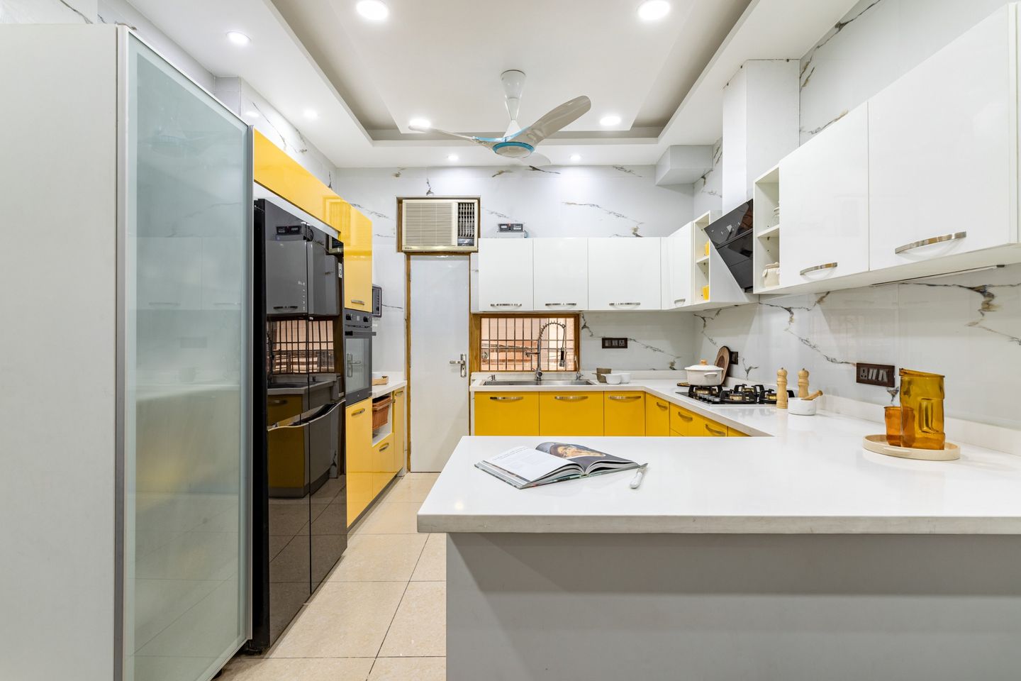 Peripheral False Ceiling Design With Cove Lights | Livspace