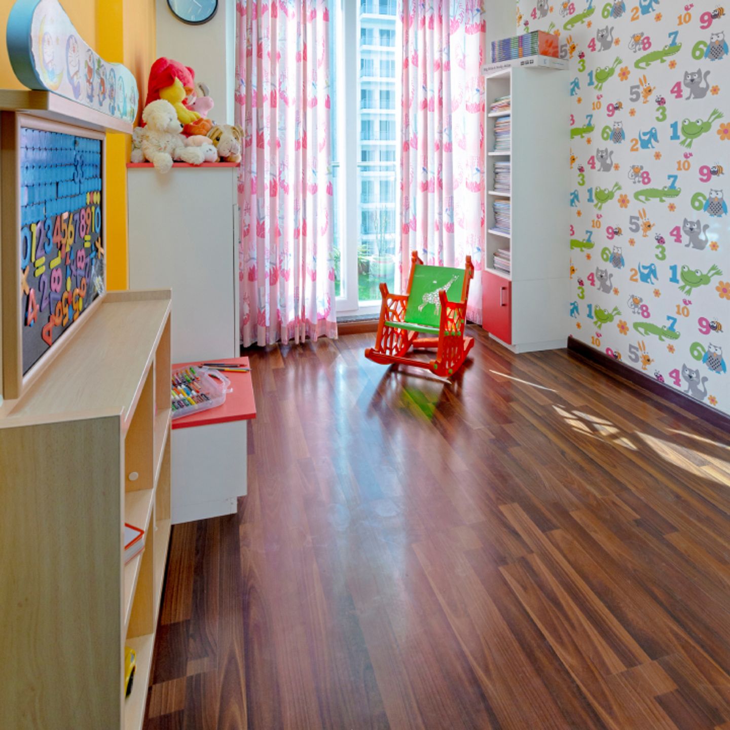 Dark-Coloured Flooring For Kids' Rooms | Livspace