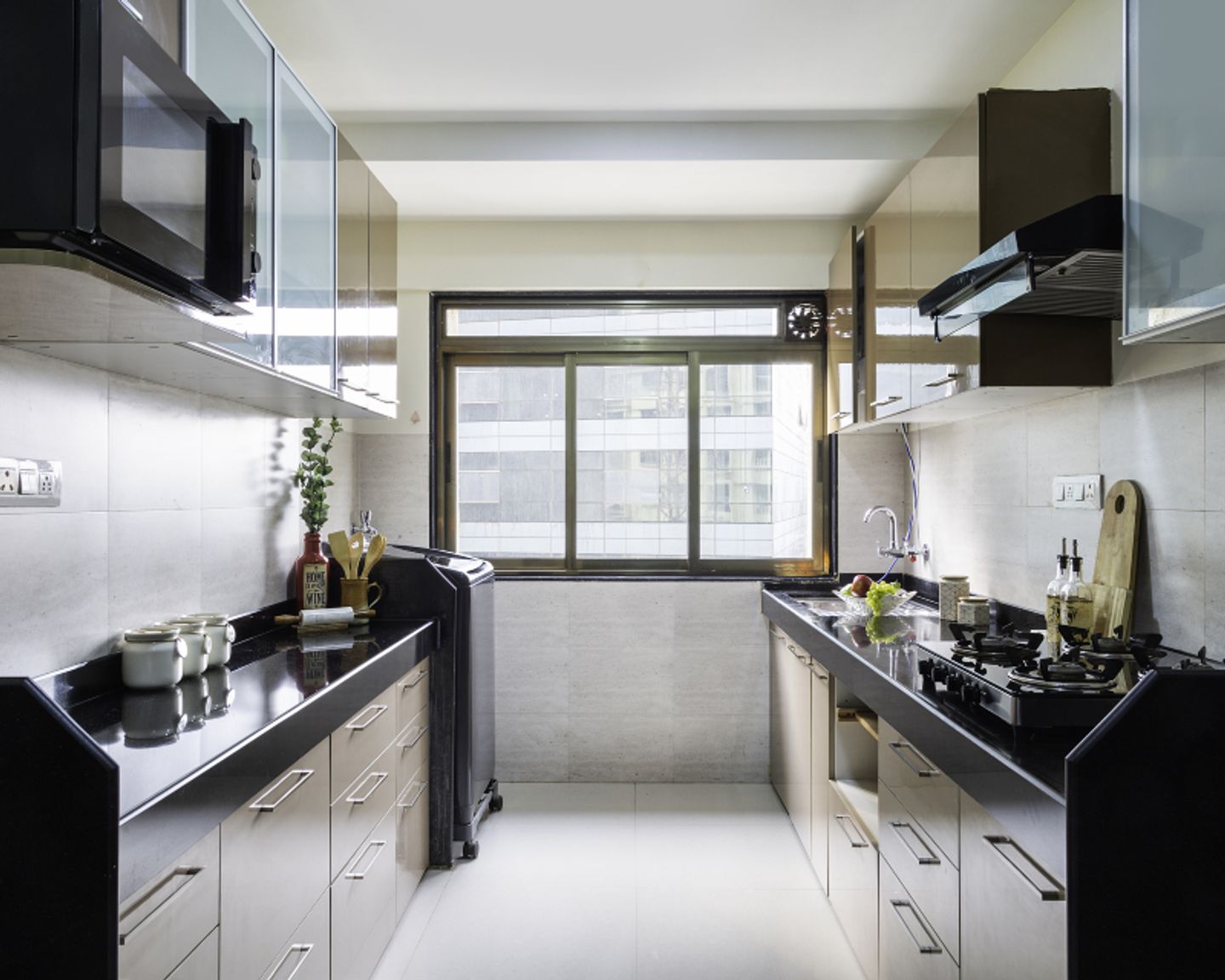 Aluminium Sliding Window Design For Kitchens | Livspace