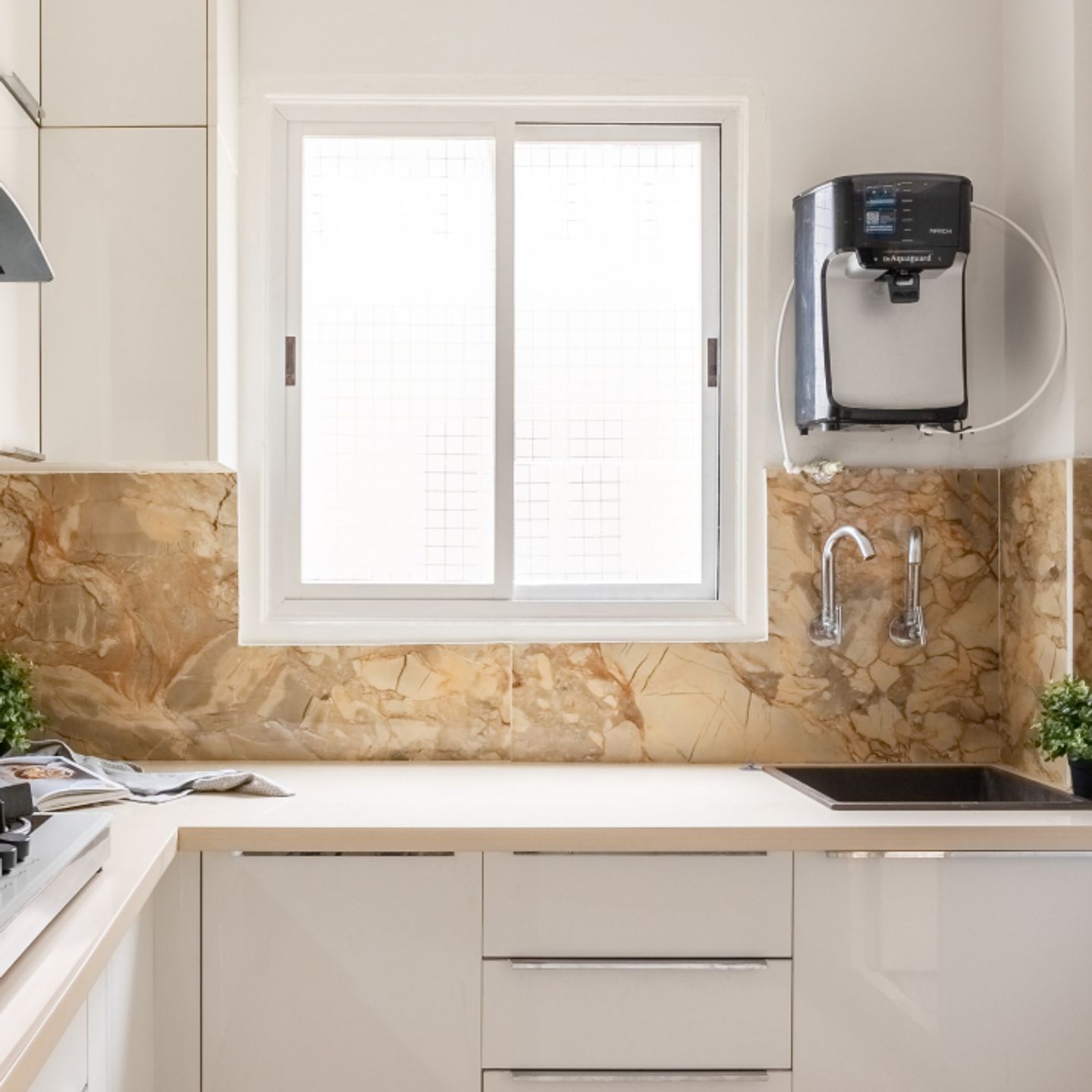 Kitchen Window Design With A Mosquito Mesh | Livspace