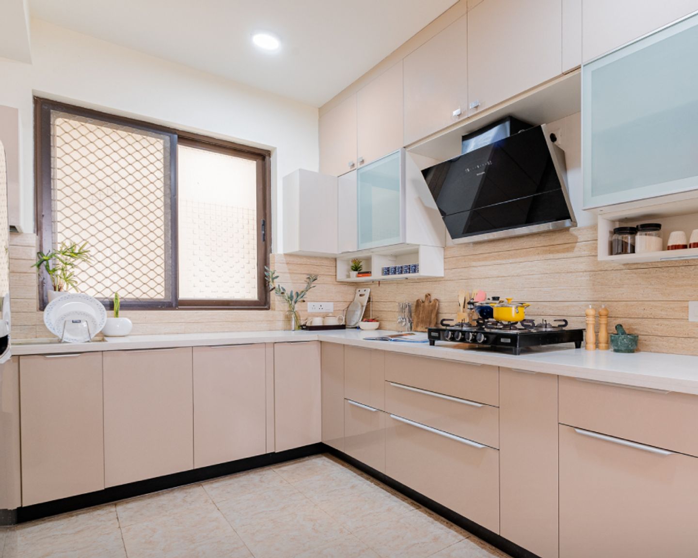 Weather-Resistant Kitchen Window Design | Livspace