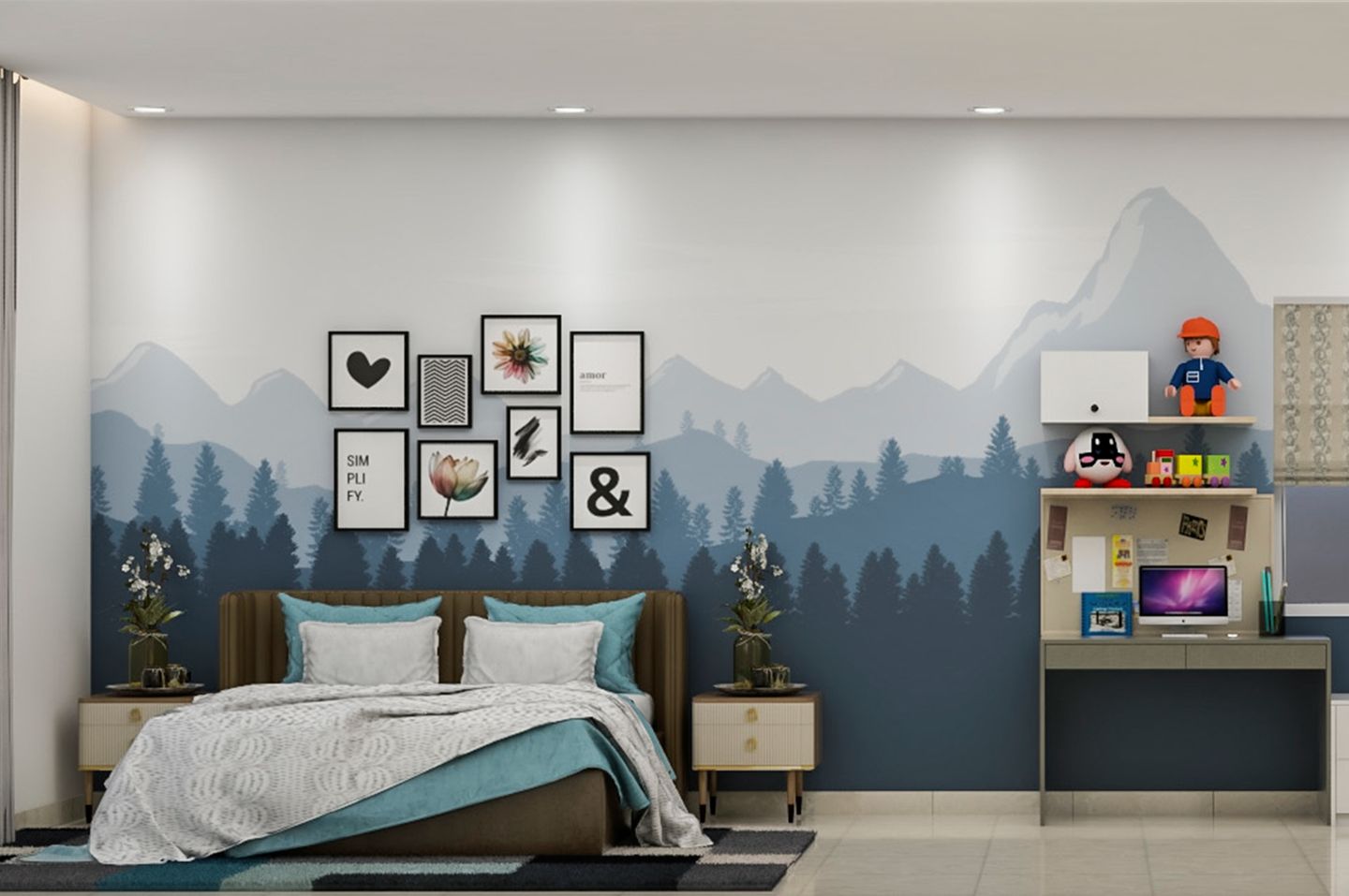 Spacious Low Maintenance Kid's Bedroom Design | Livspace Spacious Low Maintenance Kid's Bedroom Design | Livspace