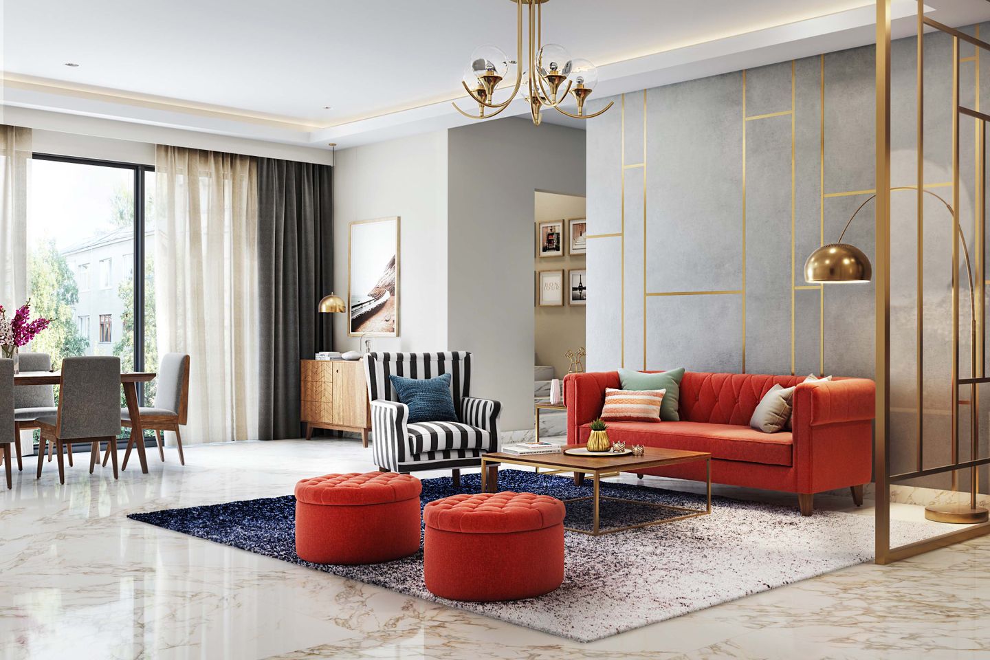 POP Ceiling Design With Cove Lights | Livspace