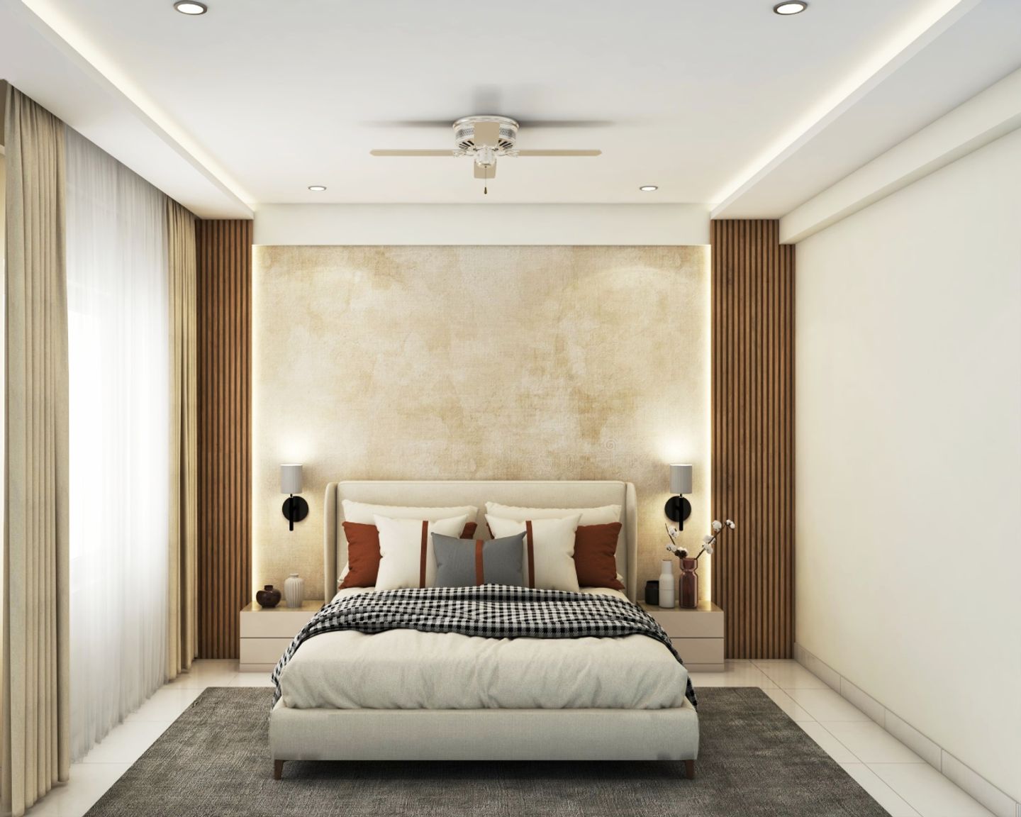 Parallel Gypsum Ceiling: Modern False Ceiling Design With Paint Finish ...
