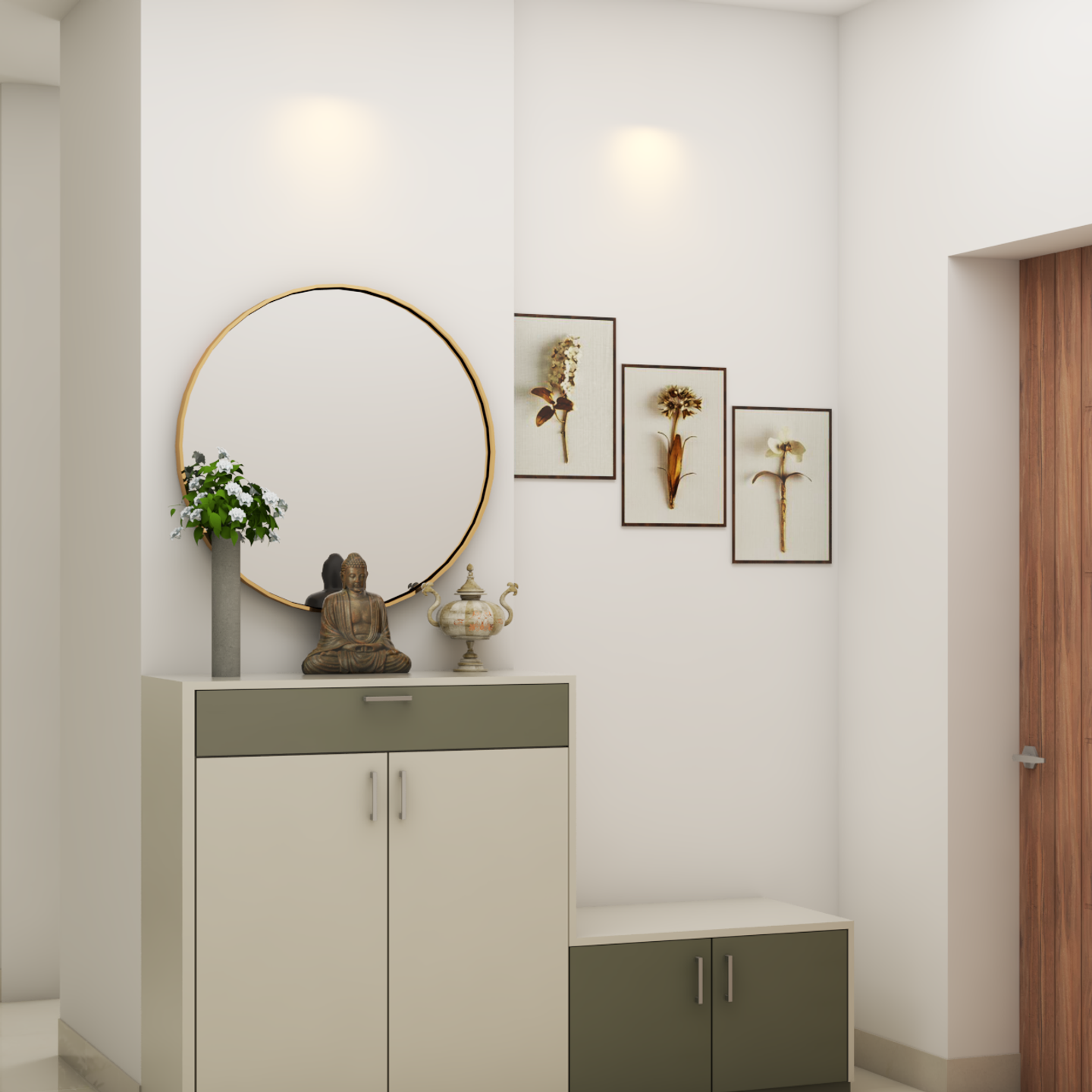 Budget-Friendly Foyer Design | Livspace