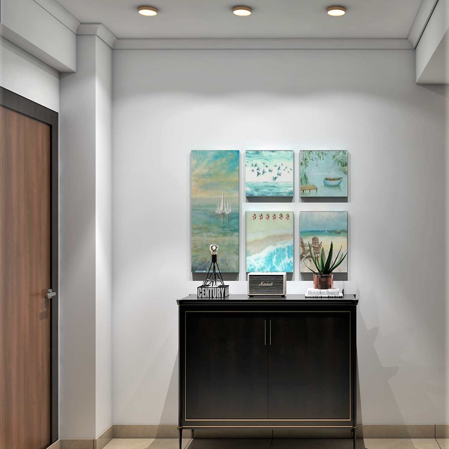 Modern & Spacious Foyer Design | Livspace